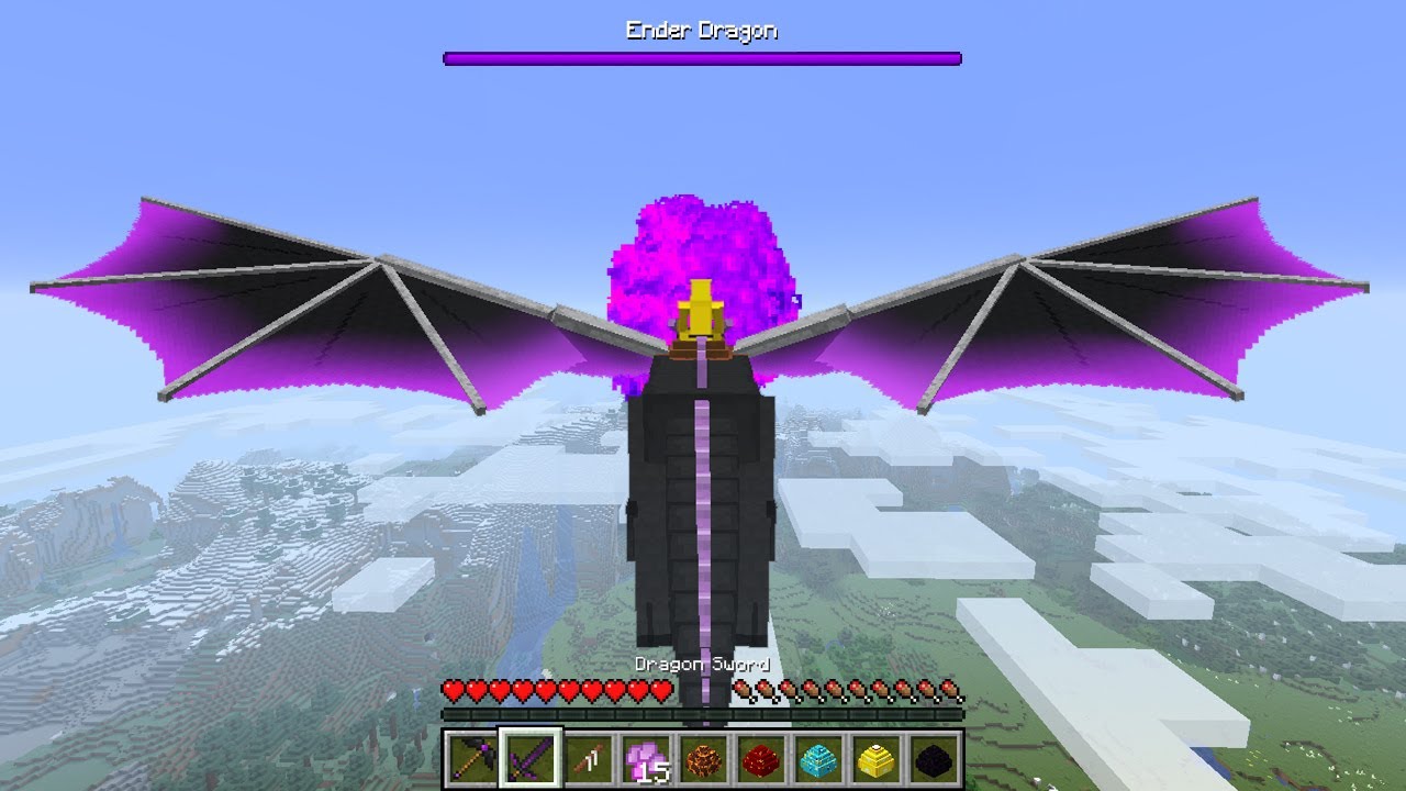 How To Train Your Minecraft Ender Dragon Youtube