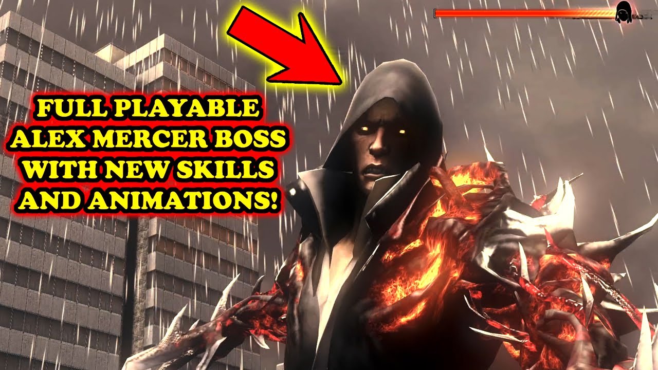New Alex Mercer Final Boss Playable Skills Moveset Animation 2023