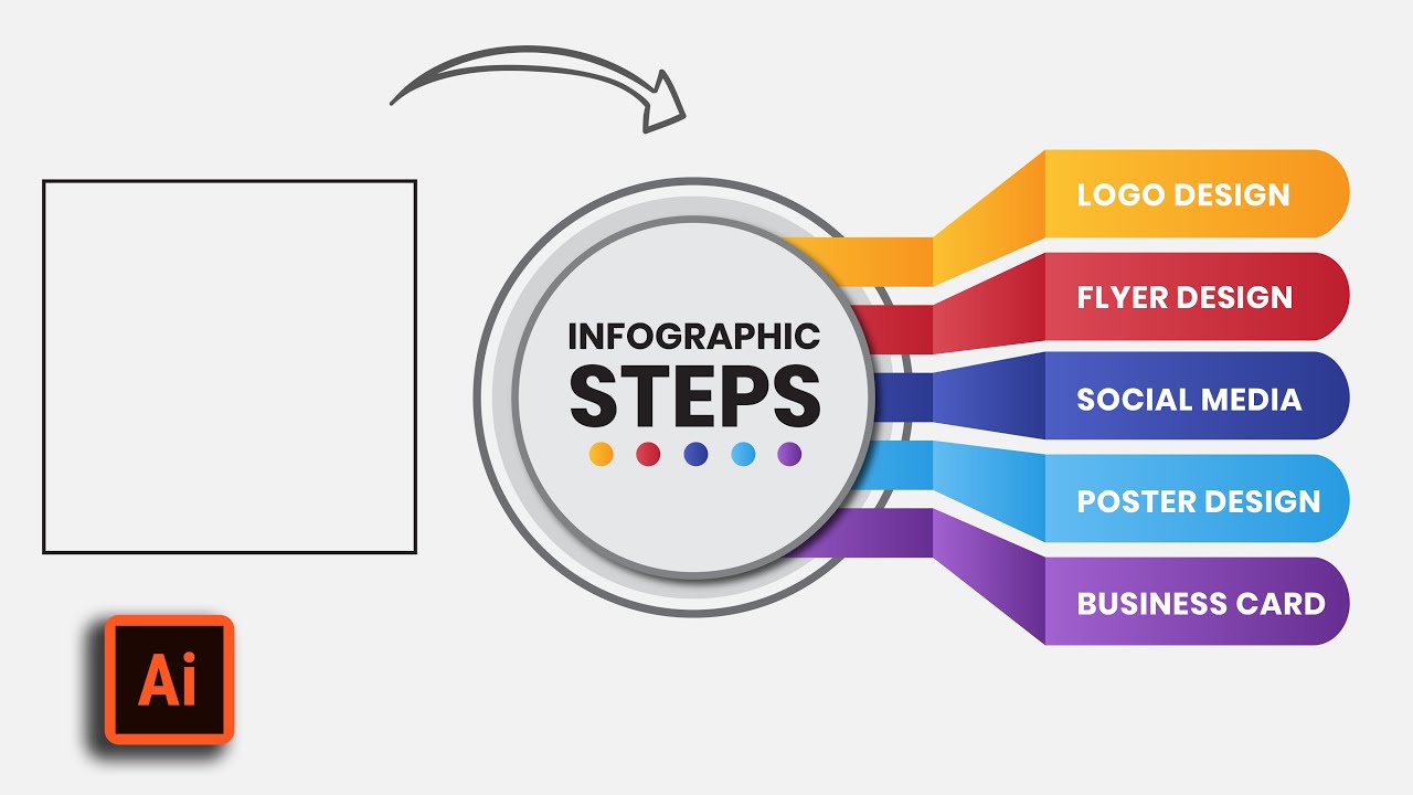 Infographic Templates Adobe Illustrator Tutorial Youtube