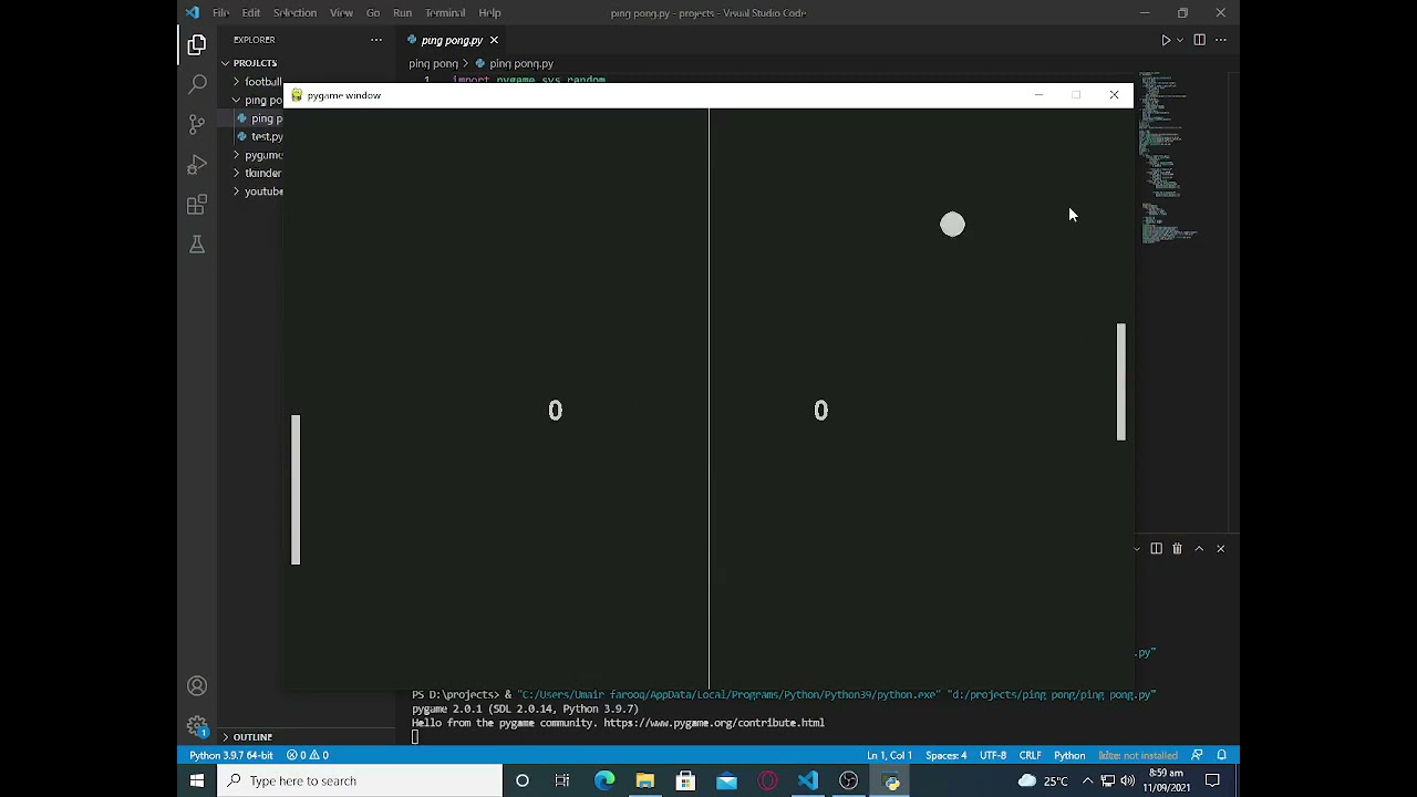 Pong Game Python Pygame At Richard Ranck Blog