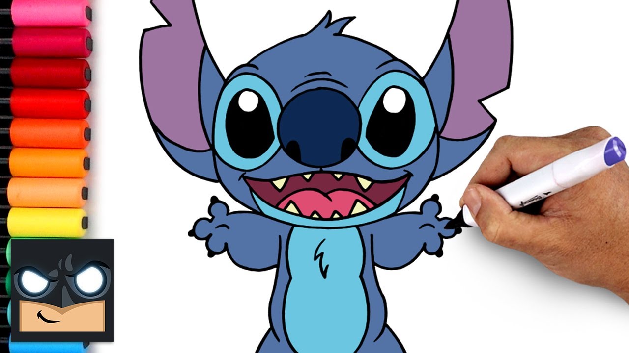 How To Draw Stitch Lilo And Stitch Youtube