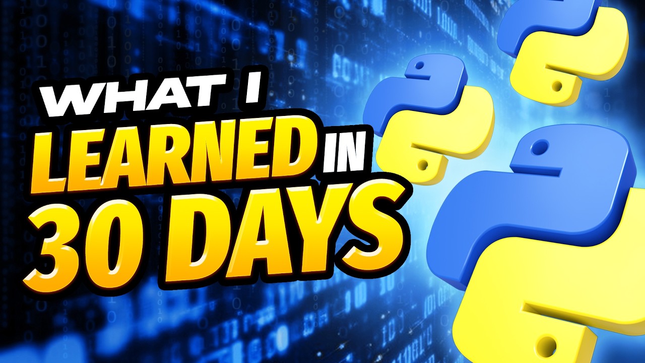 30 Days Of Python Programming Youtube