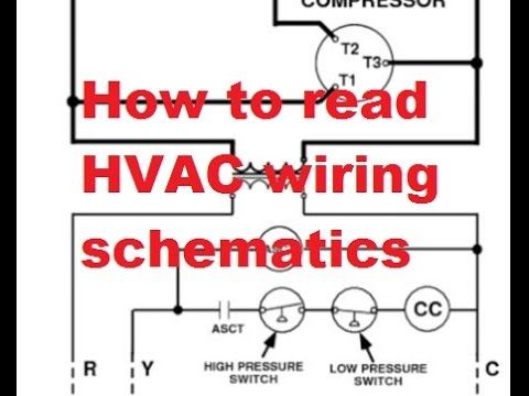 How To Read Hvac Wiring Diagrams Wiring Schematics Explained Youtube