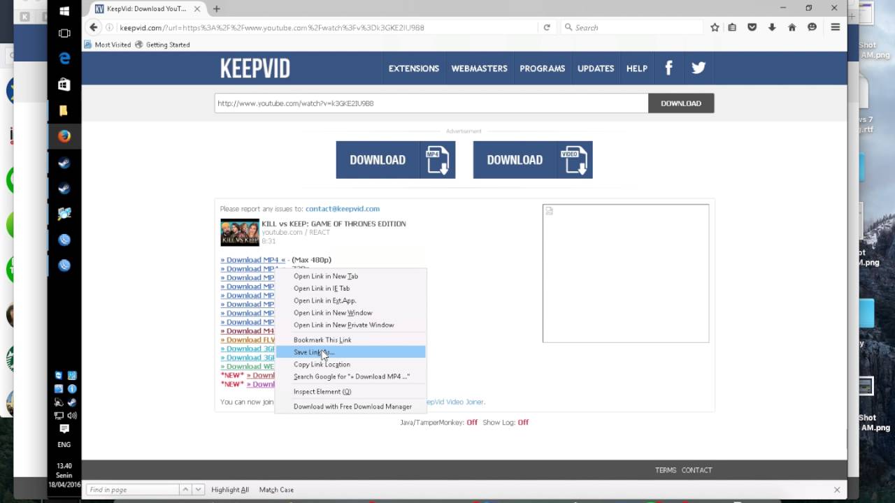 Keepvid Download Tutorial Youtube