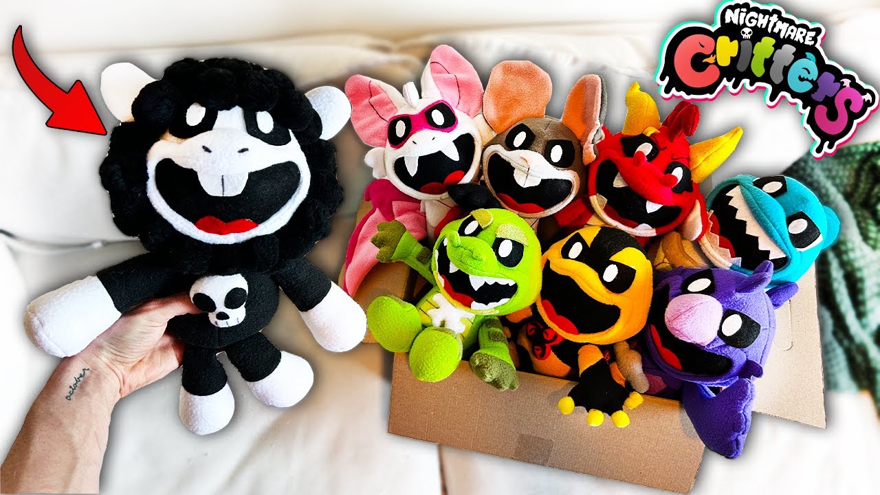 I Got The Nightmare Critters Plushies Poppy Playtime Chapter 4 Youtube