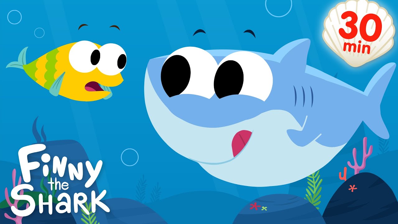 Baby Shark More Kids Songs Finny The Shark Youtube
