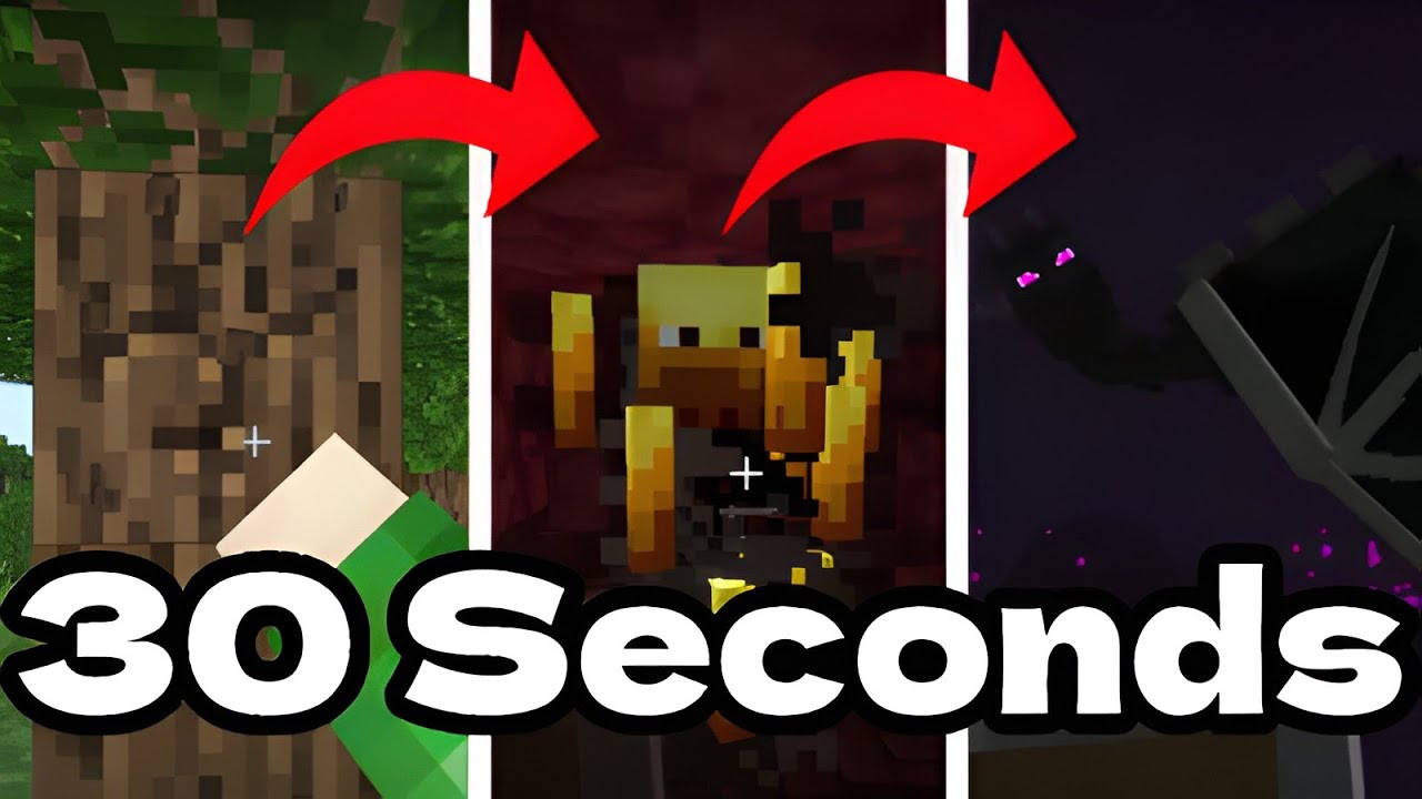 Minecraft In 30 Seconds Youtube