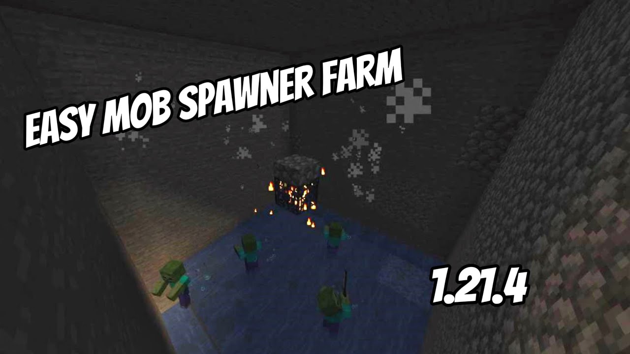 Mob Spawner Farm Tutorial Minecraft Youtube