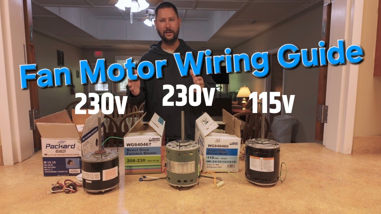 Wiring Fan Motors Made Simple For Beginners Youtube