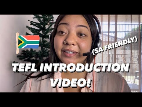 Tefl Introduction Video Example Youtube