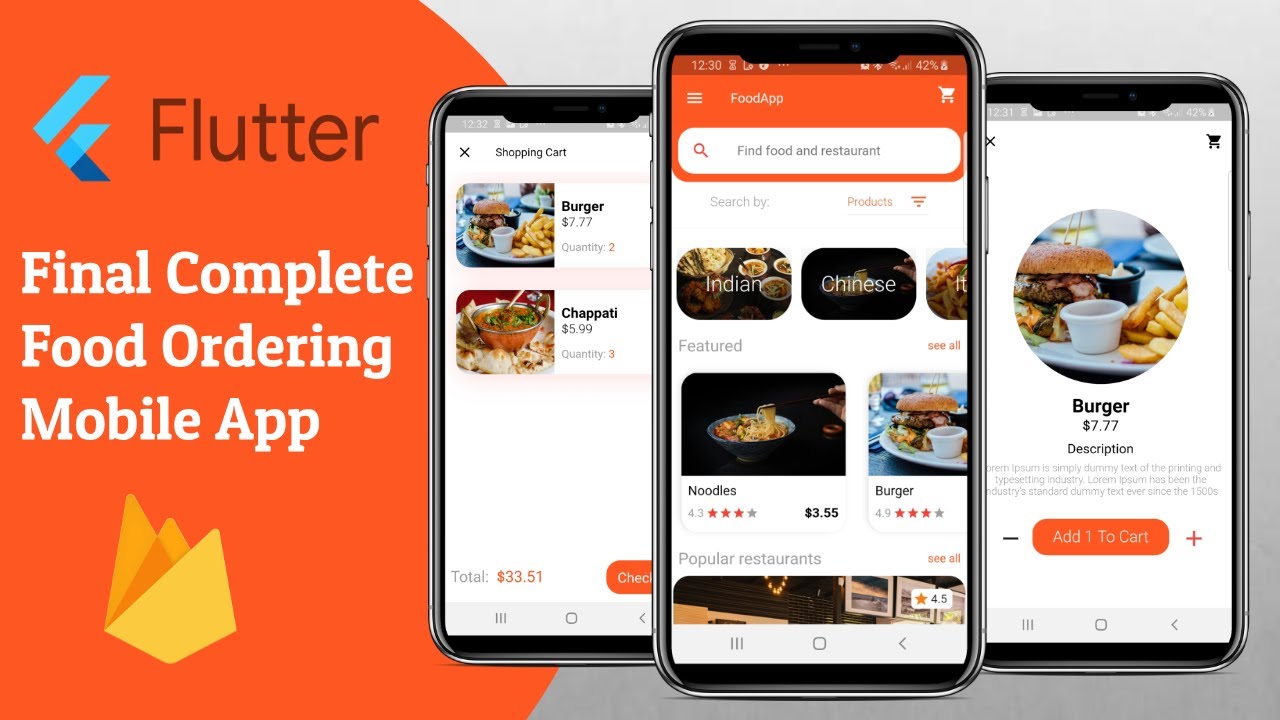 Food Ordering App Ui Design With Flutter At Jesse Lombard Blog