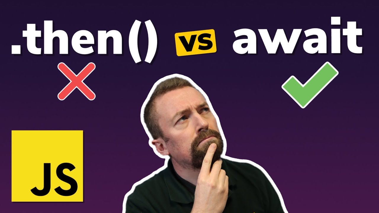 Javascript Promises Vs Async Await Explained In 5 Minutes Youtube