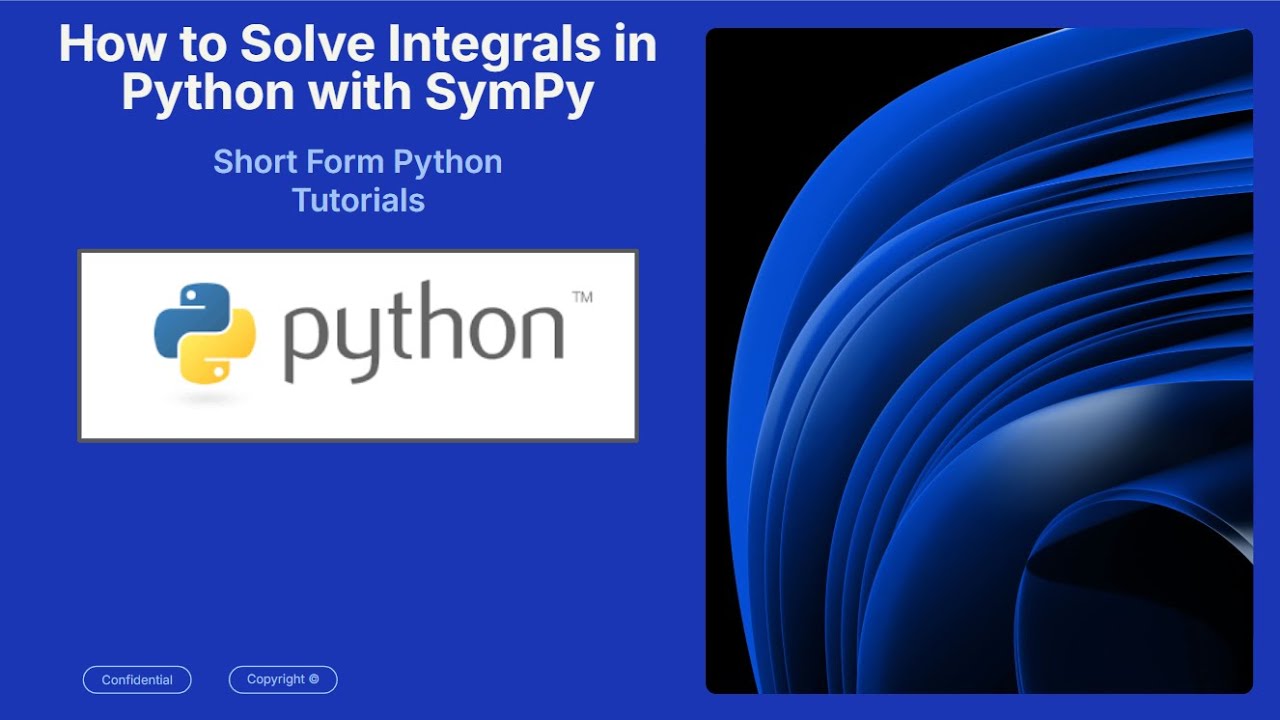 How To Solve Integrals In Python With Sympy Step By Step Tutorial For