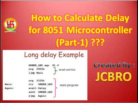 8051 Timer Calculation Jhpasa