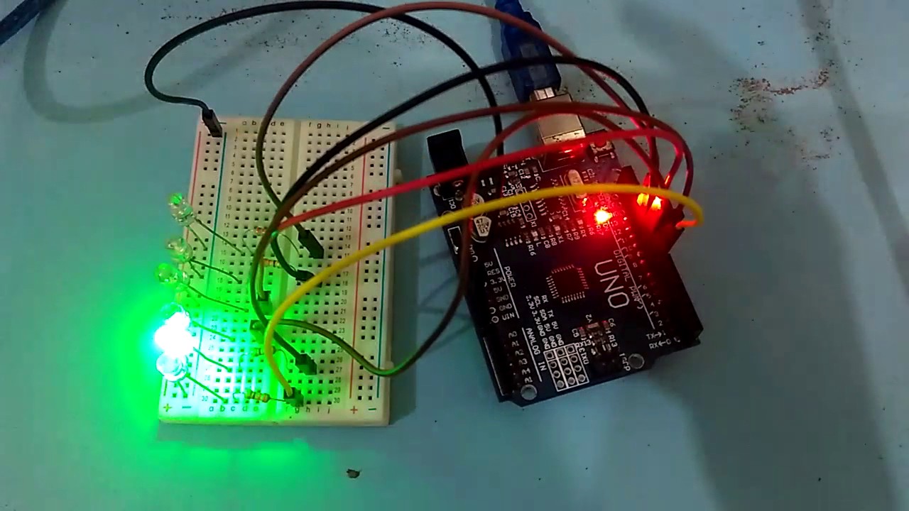 Rangkaian Running Led Youtube