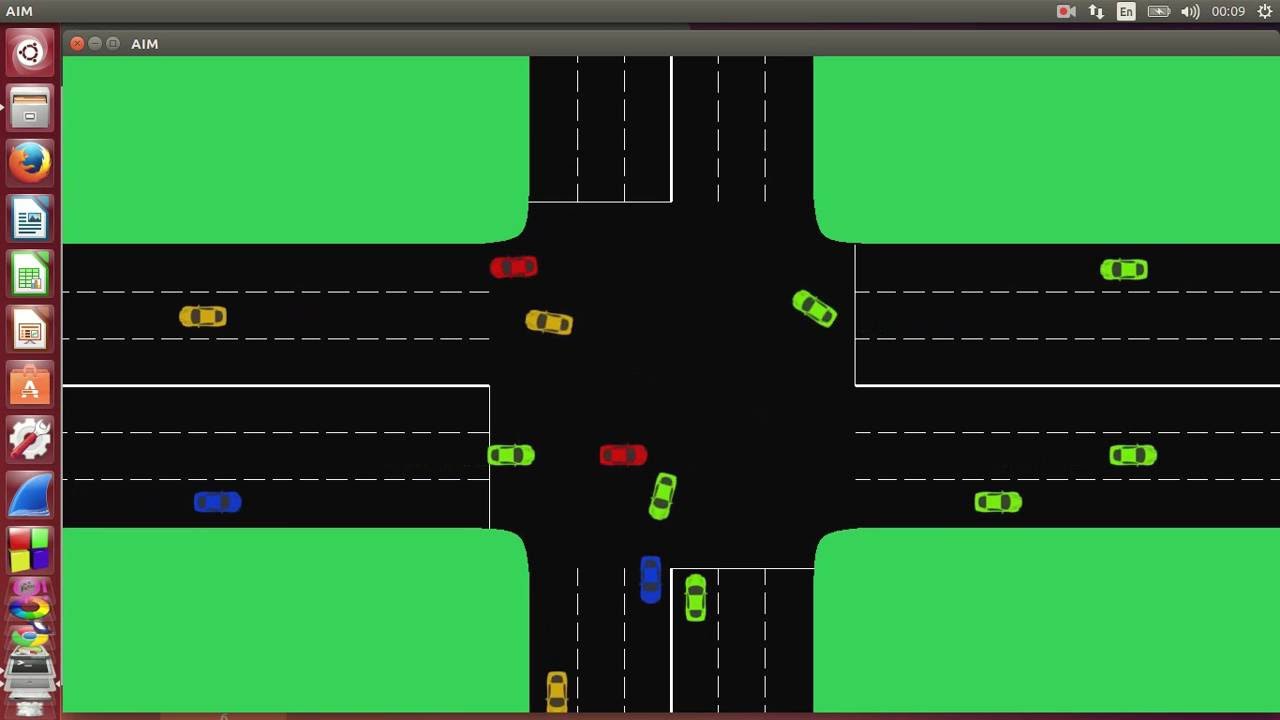 Aim Autonomous Intersection Manager Youtube