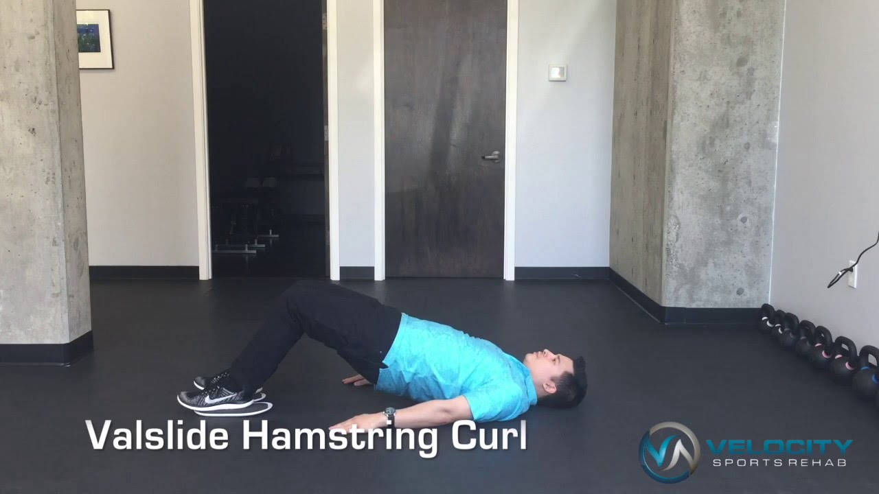 Valslide Hamstring Curl Youtube