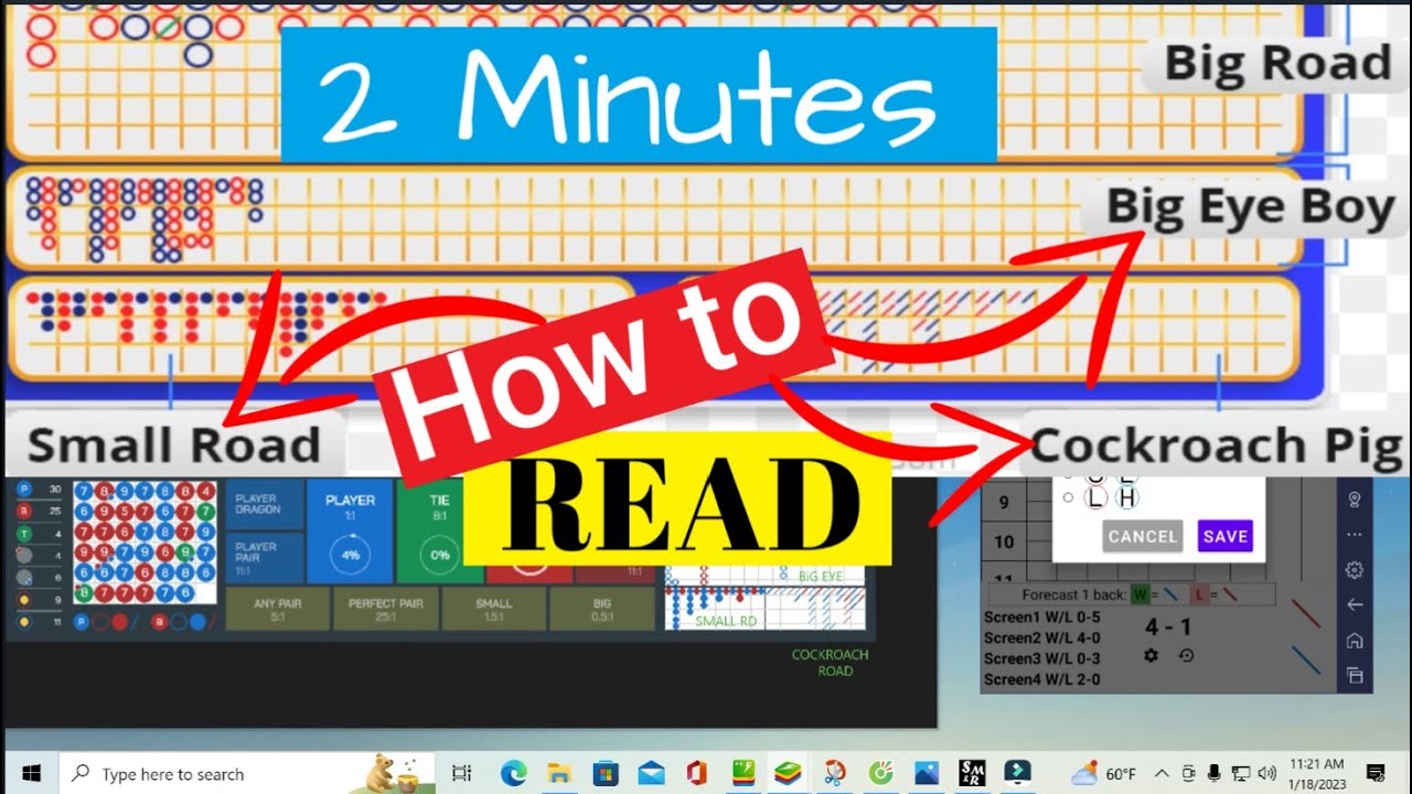Two Minutes How To Read Baccarat Derived Roads Big Eye Boy Small