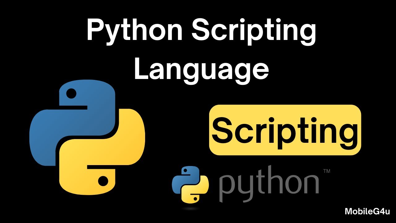 Python Scripting Language Useful In Test Scripting Youtube