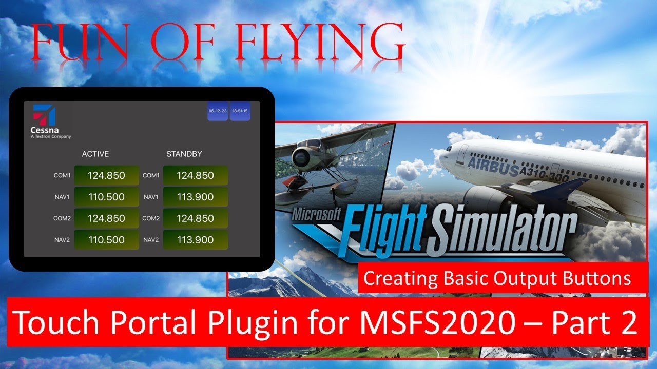 Touch Portal Plugin Microsoft Simconnect Sdk Part 2 Creating Basic