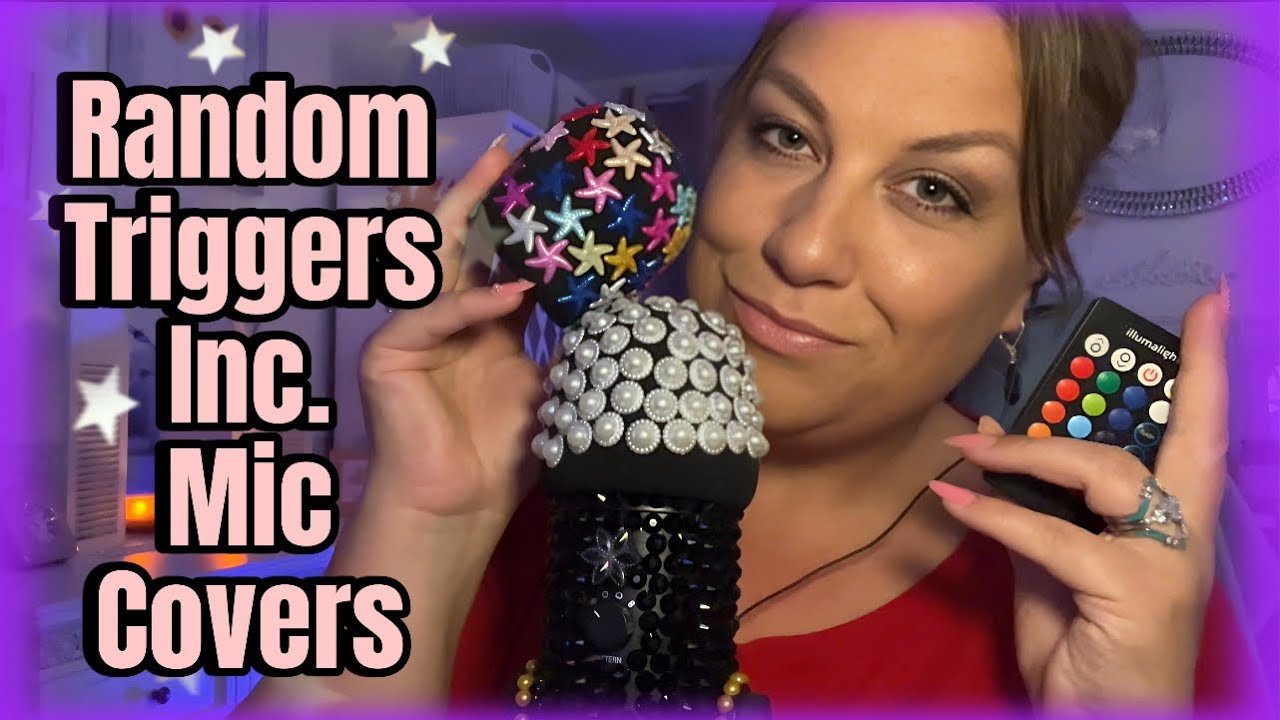Assorted Asmr Triggers Including Mic Covers Youtube
