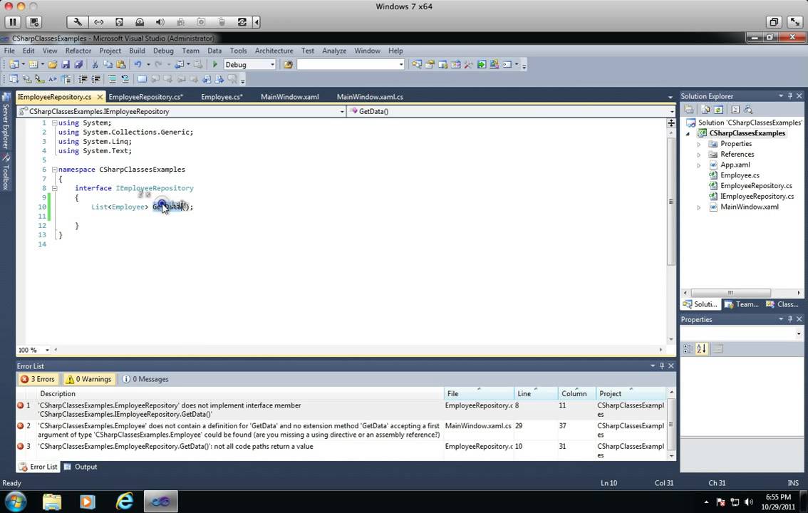 C Interfaces Tutorial Youtube