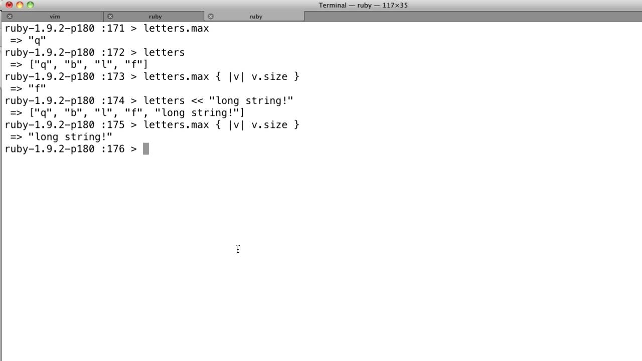 Ruby Enumerable Methods Min Max Youtube