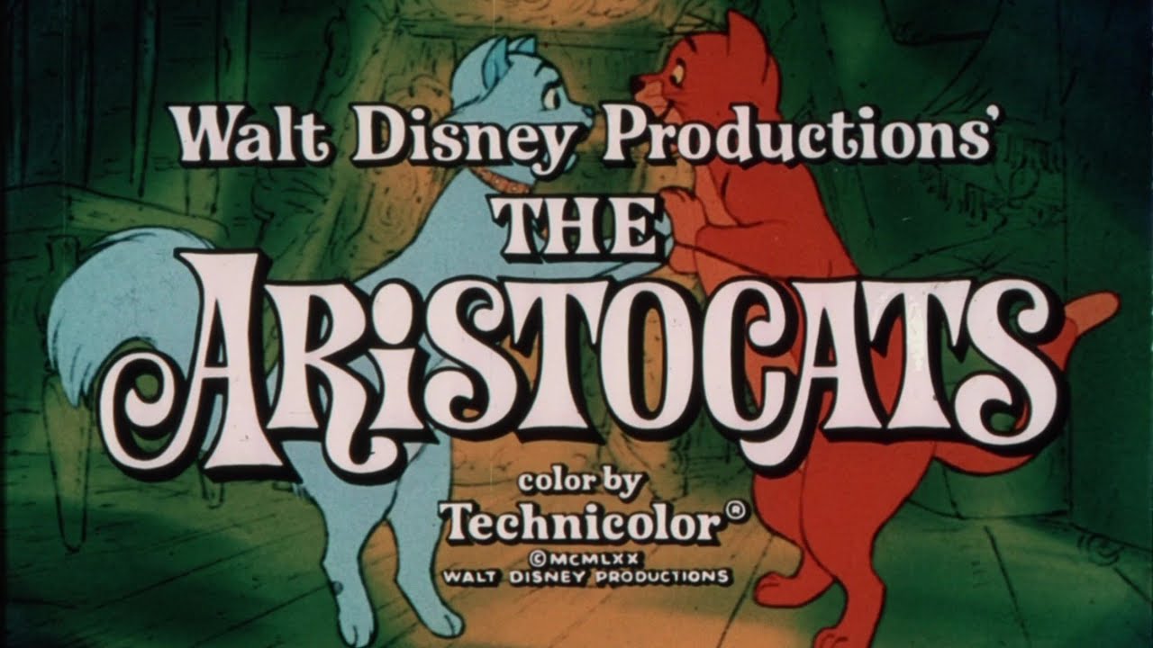The Aristocats 1970 Theatrical Trailer 35mm 4k Youtube