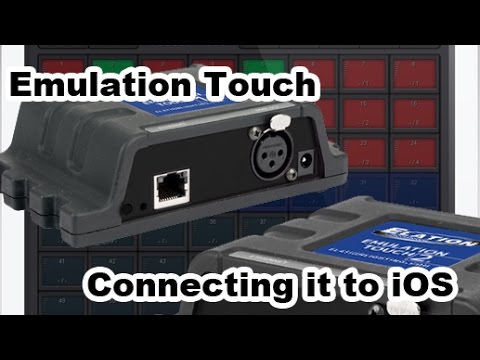 Elation Touch Connecting To Ios Youtube