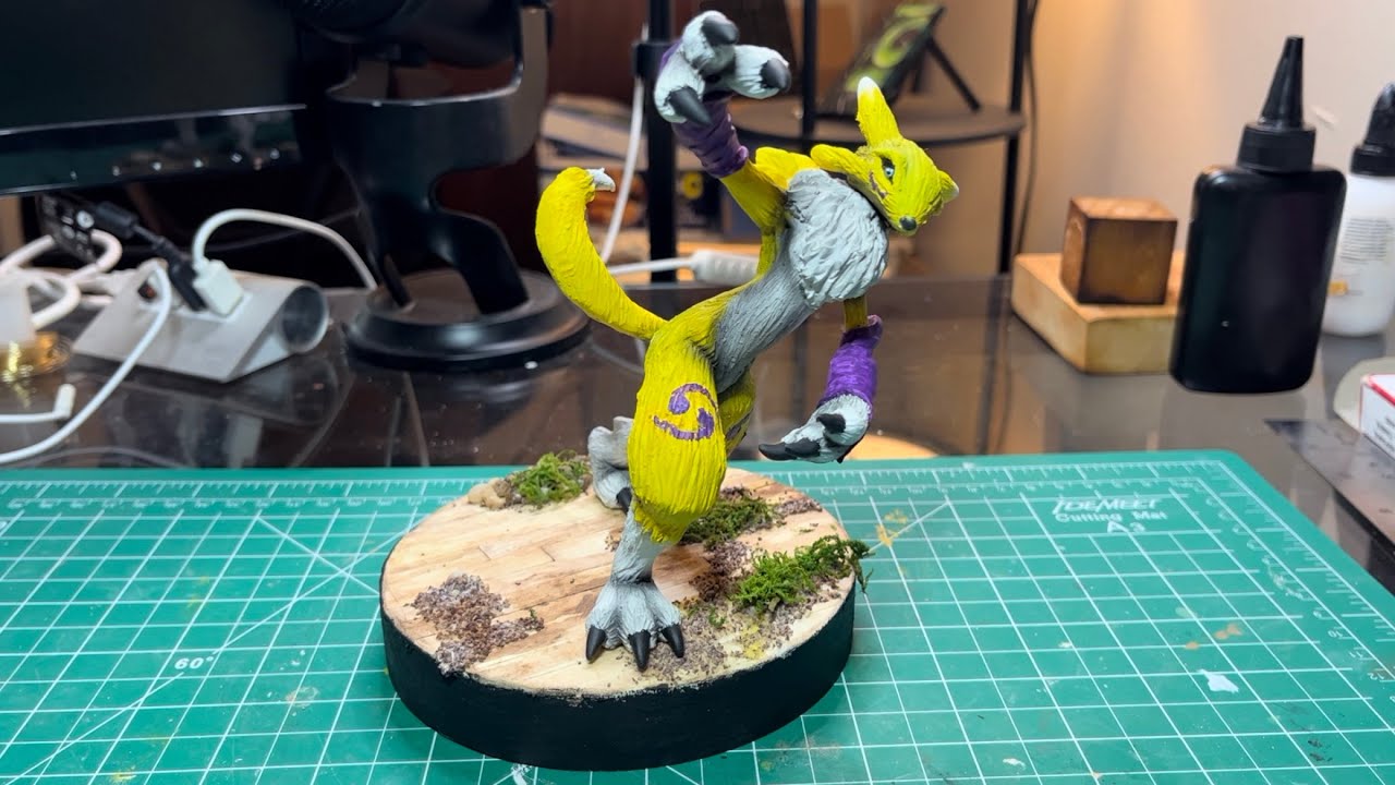 Sculpting Renamon Digimon Youtube