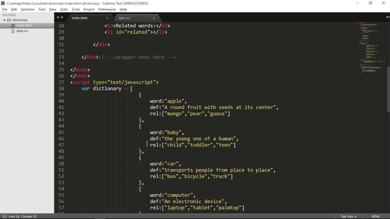 Javascript Beginners Building A Simple Dictionary Application Part 2