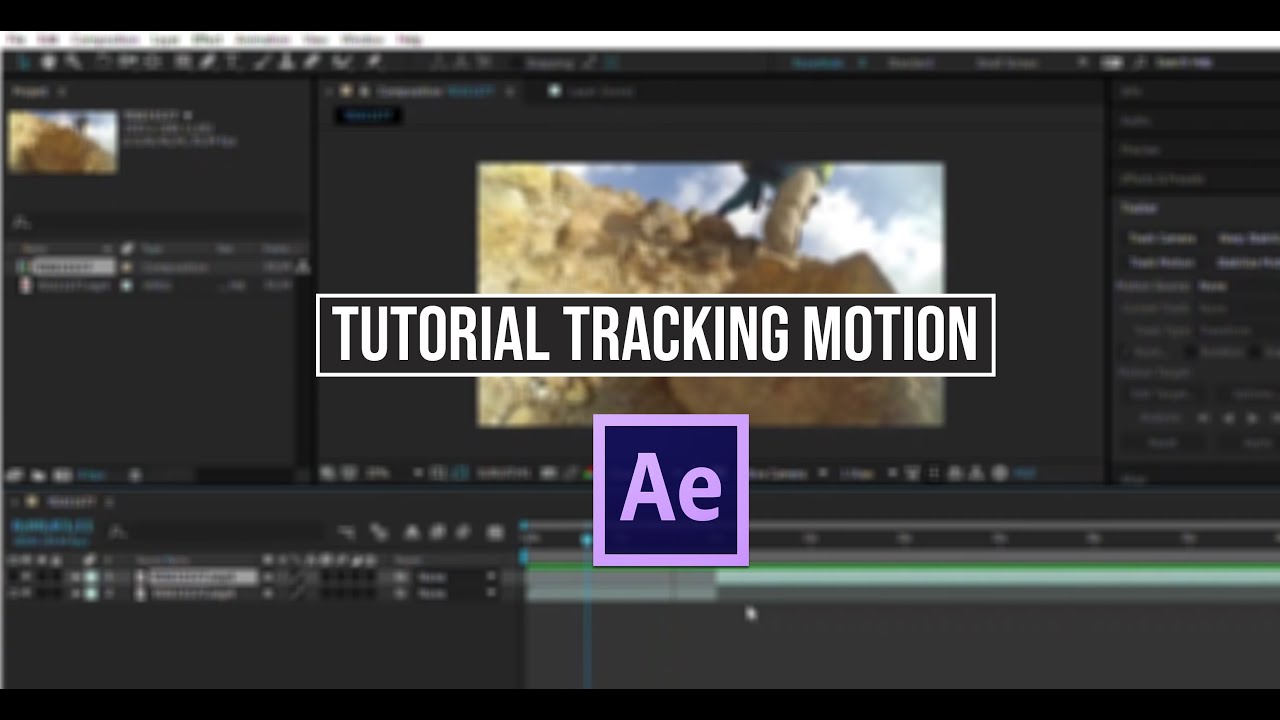 Tutorial After Effect Ae Tracking Motion Buat Pemula Youtube