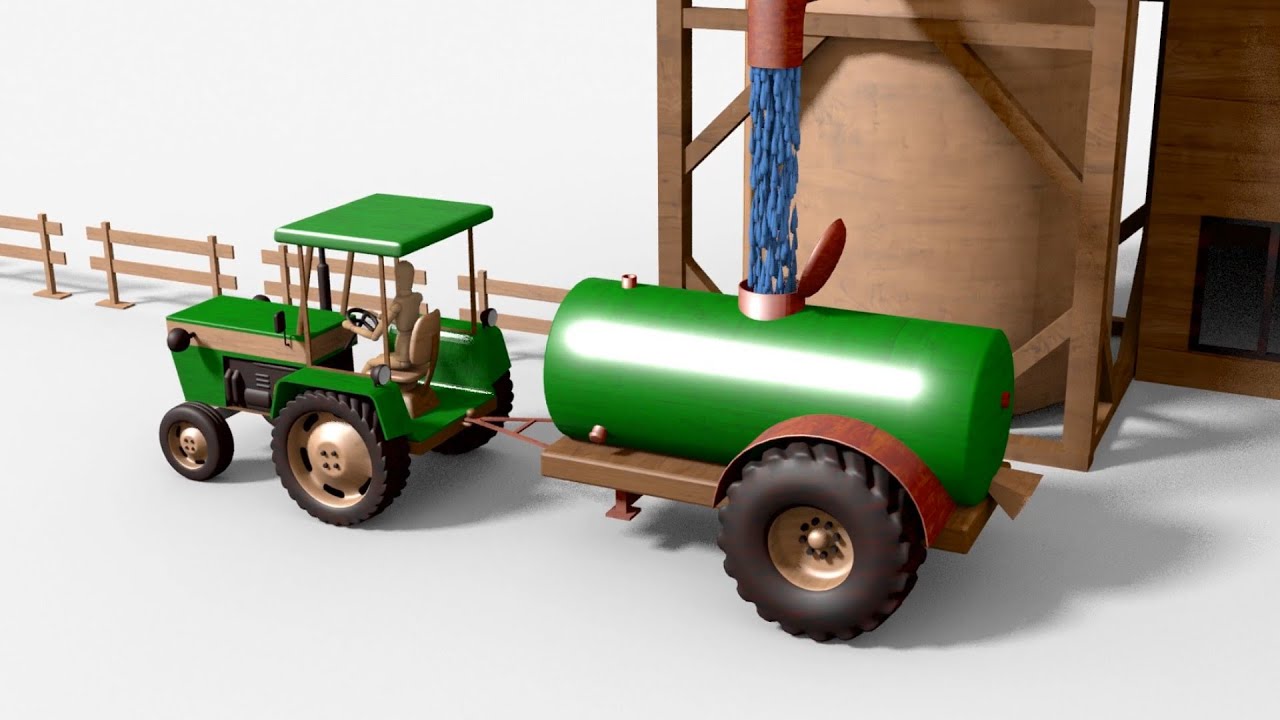 Tractor And Building A New Field Tractor And Agricultural Machinery