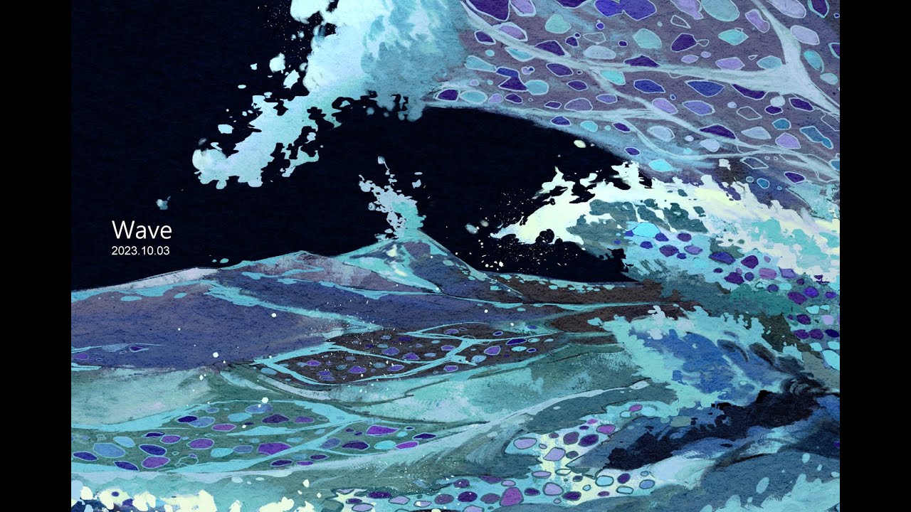 Procreate Time Lapse Wave Youtube