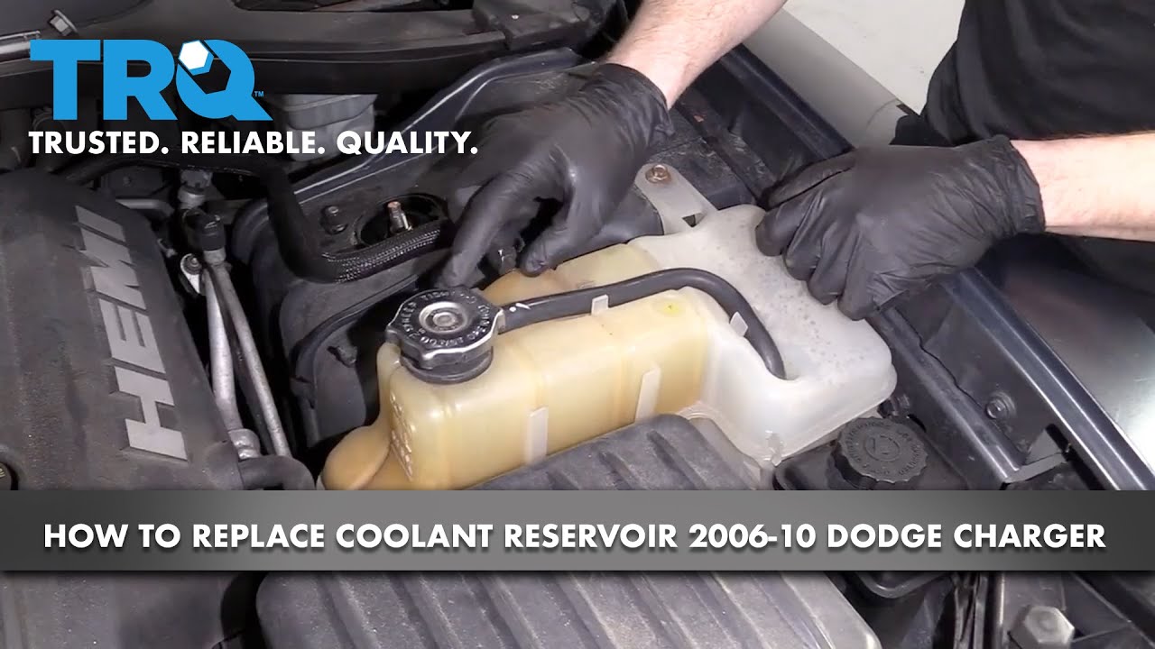 How To Replace Coolant Overflow Tank 2006 10 Dodge Charger 1a Auto