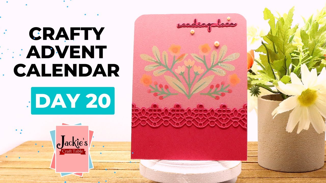 Crafty Advent Calendar Day 20 Spellbinders Inspiration Youtube
