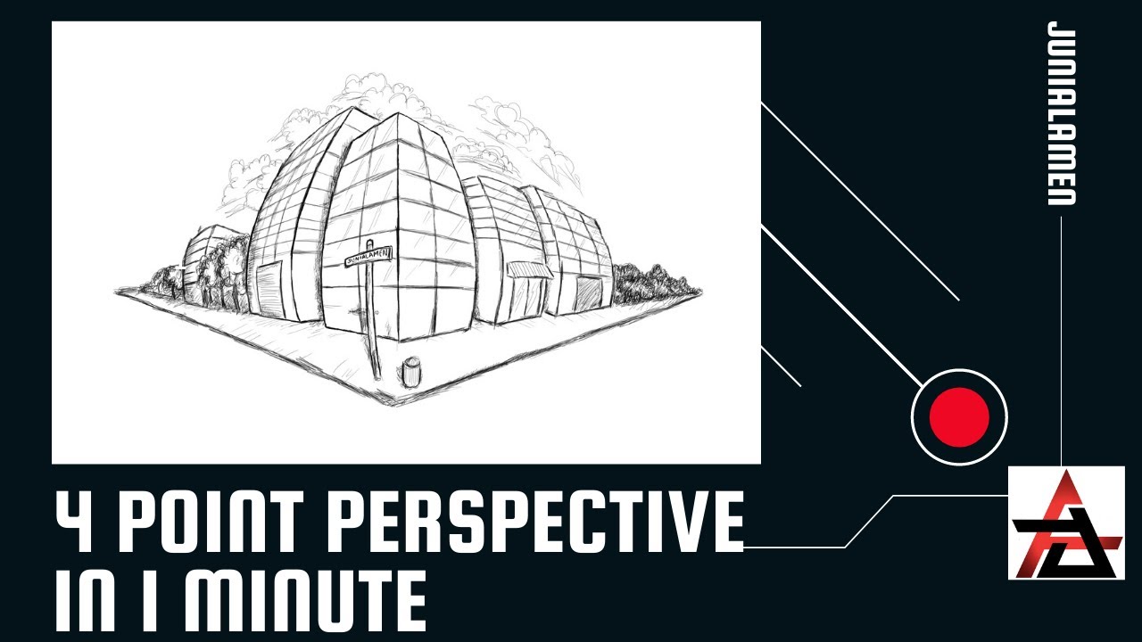 4 Point Perspective In 1 Minute Youtube