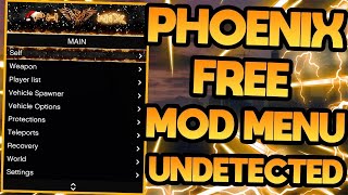 Phoenix Mod Menu Best Modmenu For Gta 5 Online Best Cheat Free Download ...