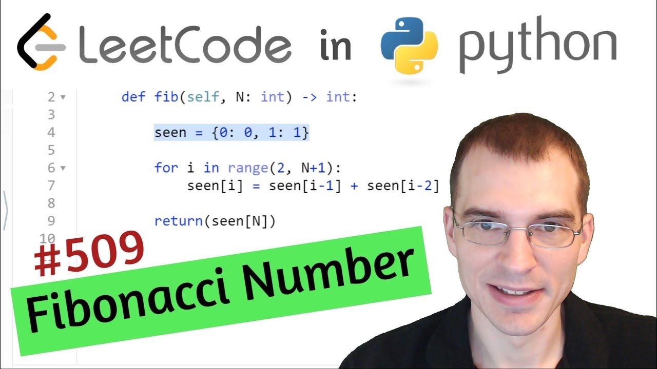 Python Programming Practice Leetcode 509 Fibonacci Number Youtube