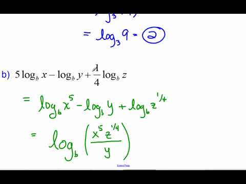 Expand Condense Logarithms Holdenhouse
