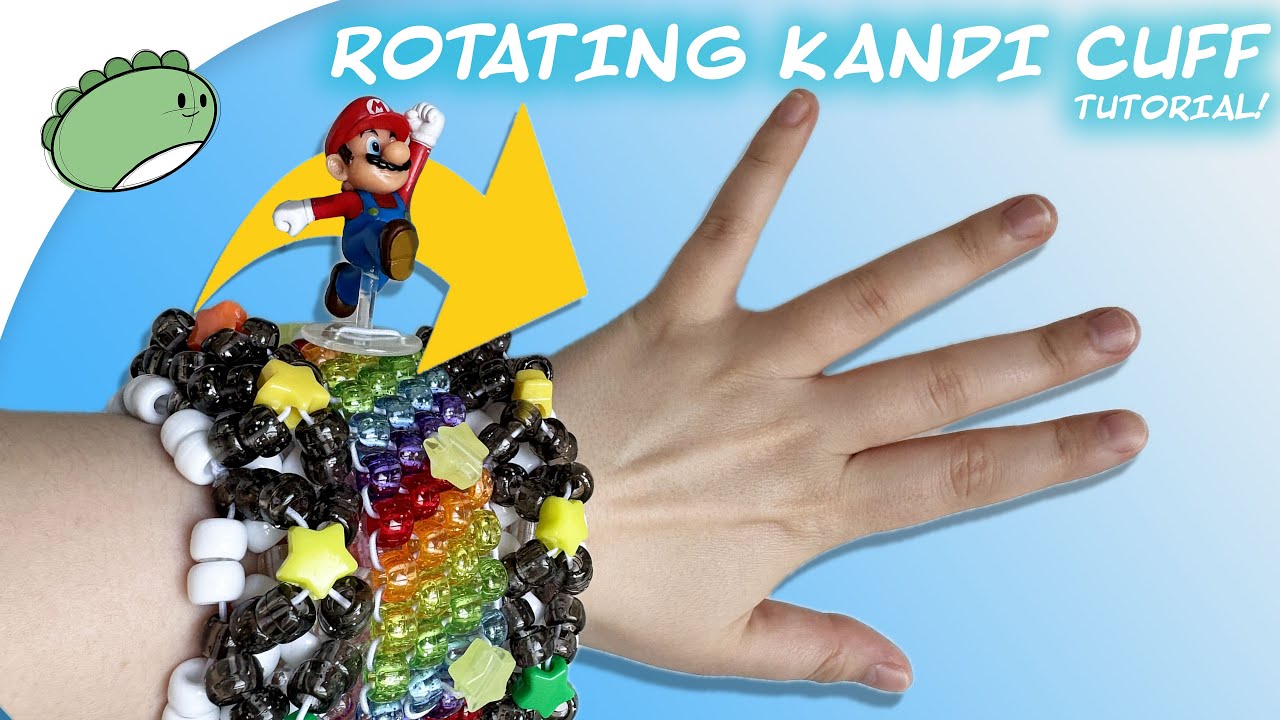 Rotating Kandi Cuff Tutorial Youtube