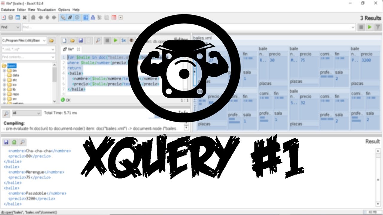 Ejercicios Xquery 1 Primeros Pasos Con Xquery Youtube