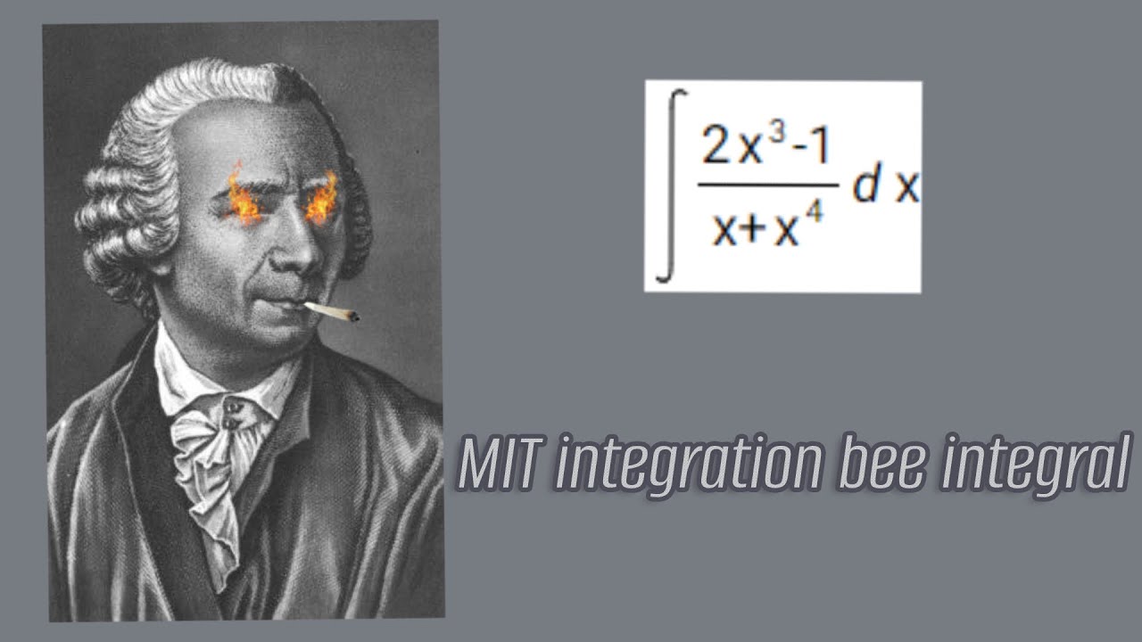 町domus Integralas I邸 Mit Integration Bee 2006 Youtube