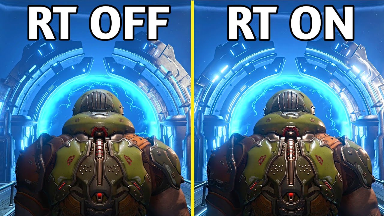 Doom Eternal Ps5 Series X Ray Tracing On Vs Off Graphics Comparison
