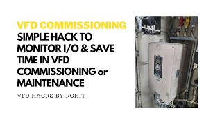 How To Monitor Yaskawa Vfd I O Commands Vfd Commissioning Installation ...