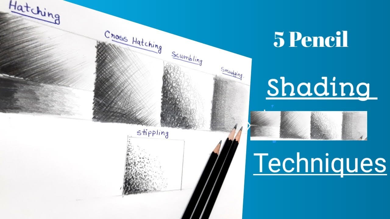 Pencil Shading Techniques Introduction Shading For Beginners Pencil