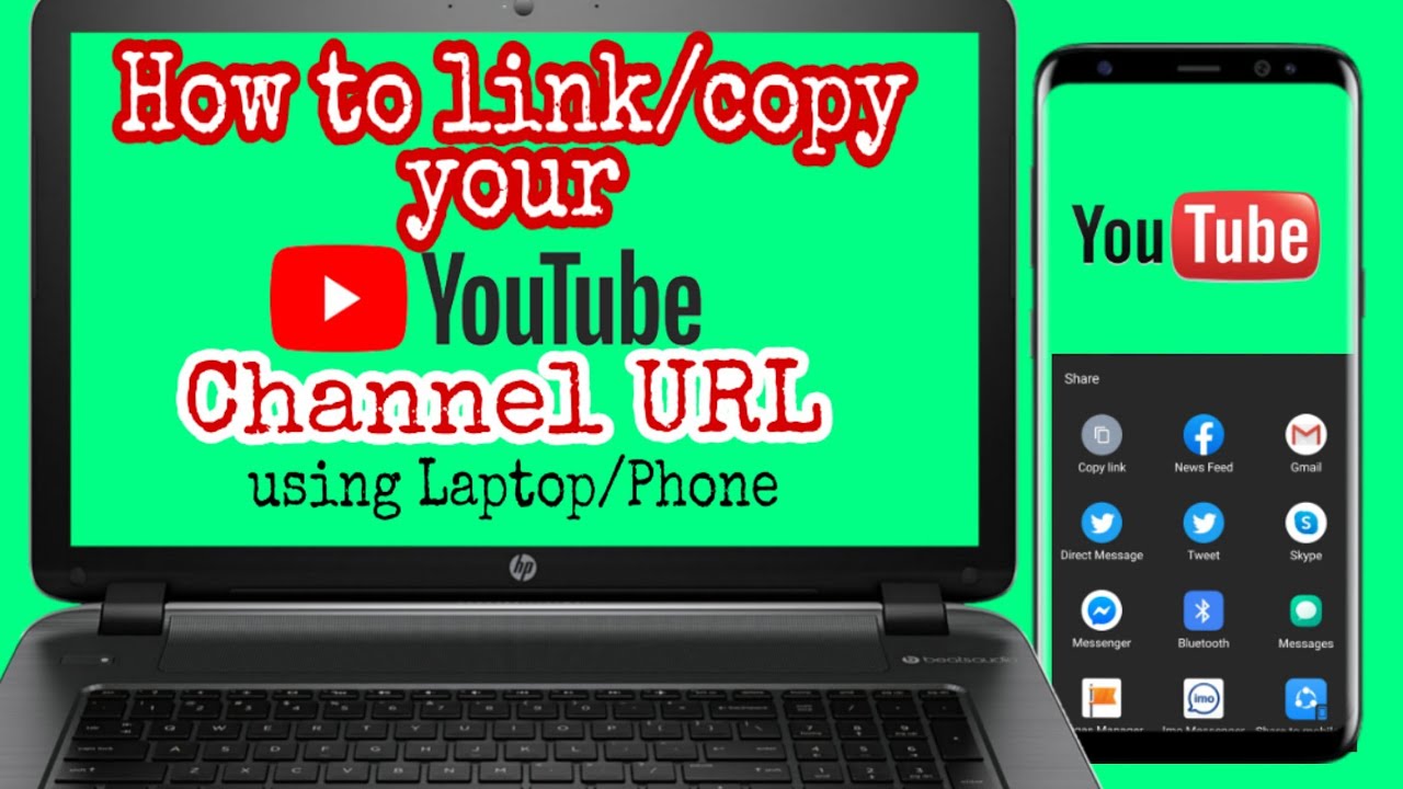 How To Copy Channel Link Url Youtube
