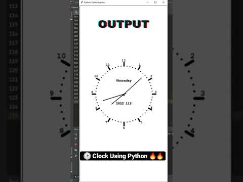 Clockвџ Using Turtle Python How To Create Clock In Python Analog