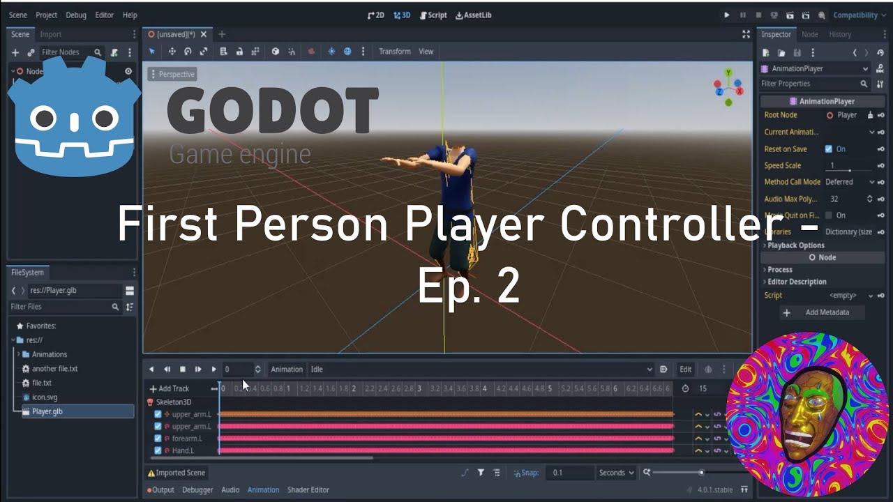 Godot 4 Advanced First Person Player Controller Workflow Tutorial Pt