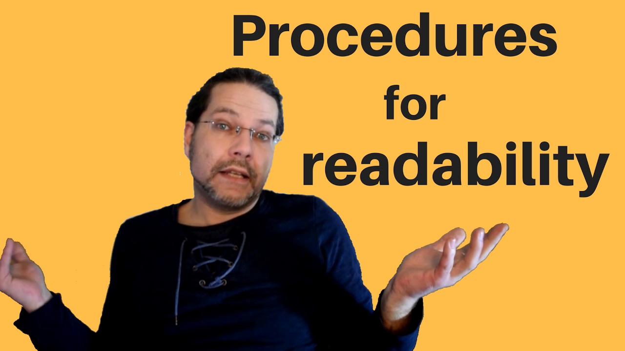 Better Vba 9 Improve Code Readability With Procedures Youtube